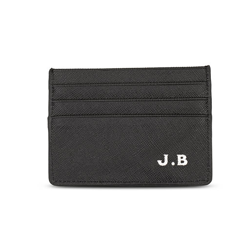 Black Credit Foiled Wallet - - JEM by Sharon Benzaray